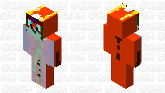 Babosa torbellino con disfraz Minecraft Skin