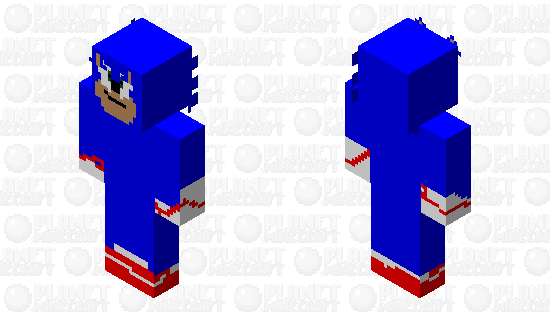 sonic Minecraft Skin