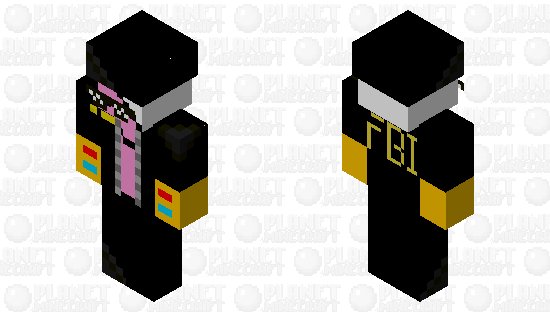 FBI Eraser (Higher res) Minecraft Skin