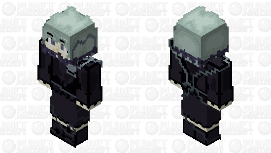 Koishi Komeiji ( dark poncho outfit ) Minecraft Skin