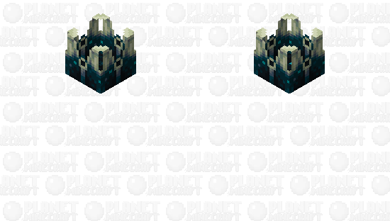 Sculk Shrieker/Sculk Shrieker Ball Minecraft Skin