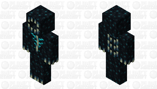 Hollowed Sculk Jaw Monster Minecraft Skin