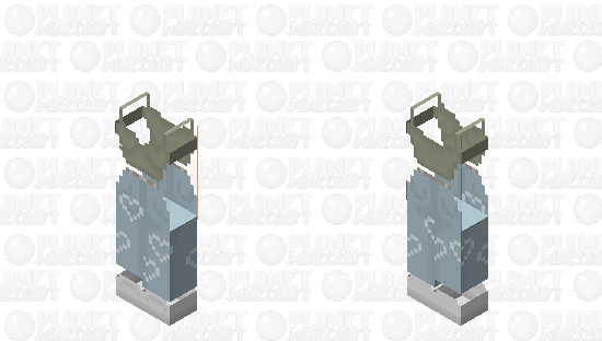 2000s Green Corset Outfit Minecraft Skin