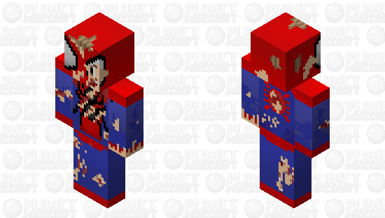 Spider-Man Battle Damaged HD Minecraft Skin