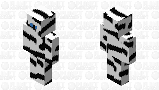 Zebra man Minecraft Skin
