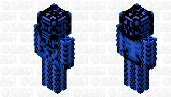 Alien Transportrobot MK.1 (with docked Buildrobot MK.1) Minecraft Skin