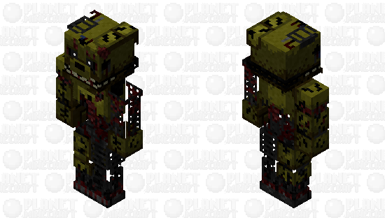 Decayed Springtrap Minecraft Skin