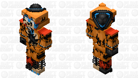 shattered glamrock freddy Minecraft Skin