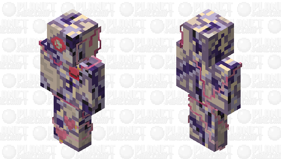 Koishi Steve ( closed eye form ) Minecraft Skin