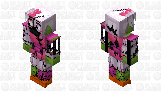 shattered glamrock chica Minecraft Skin