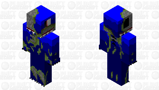 Zombified Blue Raptor Minecraft Skin