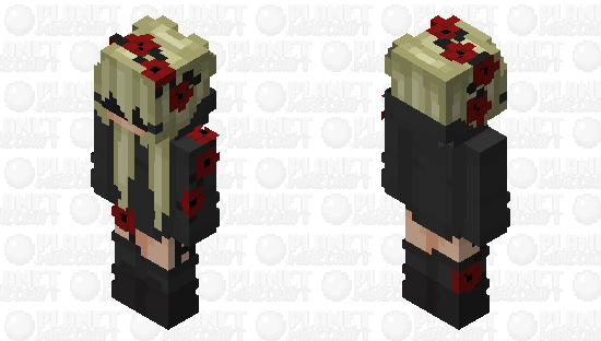 Rose Girl Minecraft Skin