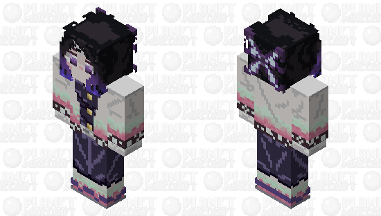 Shinobu Kocho (bedrock) Minecraft Skin
