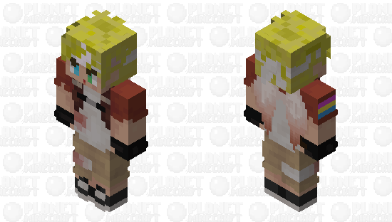 Some white British man siren Minecraft Skin