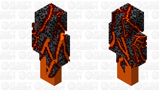 Nether Energy Enderwizard (with Moving Eyes) Minecraft Skin