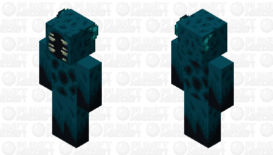 Hunchback Warden Minecraft Skin