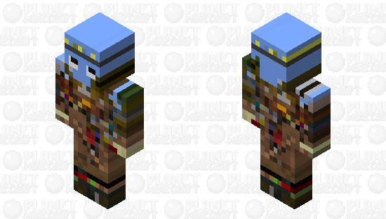 Hah he is a sweet trash man Minecraft Skin