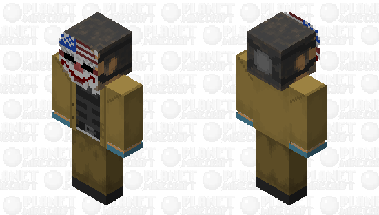 HD Minecraft skin Dallas PAYDAY 2 Minecraft Skin