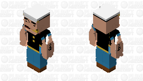 Popeye Minecraft Skin