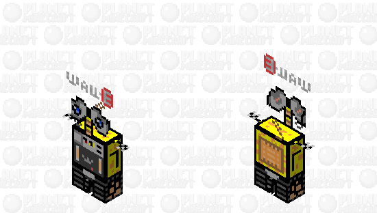 wall-E v2 Minecraft Skin