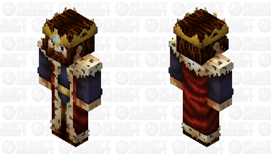 DinowCookie's king (100 remakes) Minecraft Skin