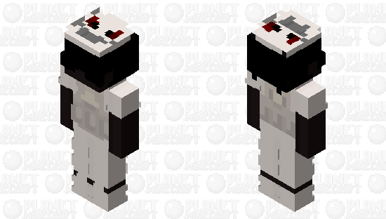 white combat Minecraft Skin