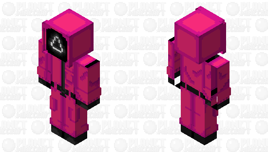 Triangle squid game (HD a bit) Minecraft Skin