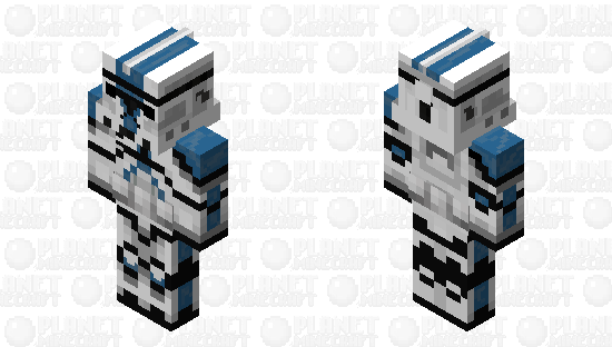 Clone Trooper: Phase II: 501st Legion Trooper Minecraft Skin