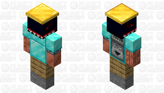 Upgrade Ignited Vampire Ignited Blue Raptor Minecraft Skin