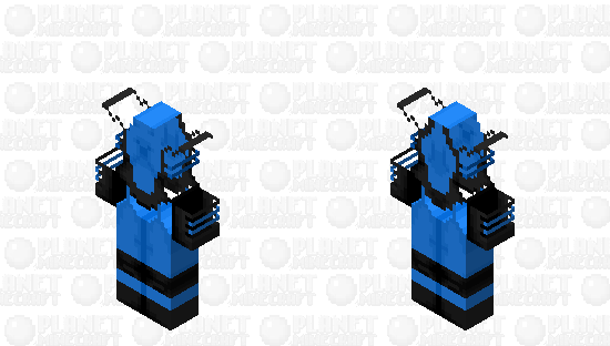 ~Black And Blue~ Minecraft Skin
