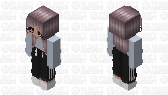 Metallic hair grill Minecraft Skin