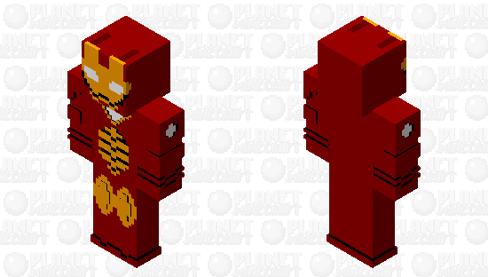 iron man triangular unibeam Minecraft Skin