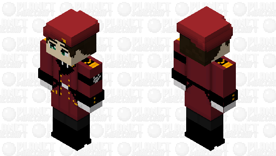 Girls Frontline Male Commander Minecraft Skin