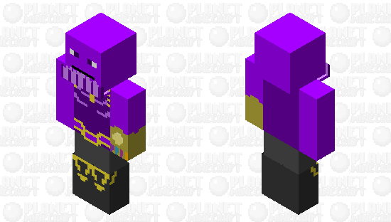 Thanos Wth Gauntlet Minecraft Skin