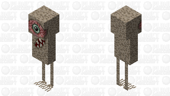 ONE-EYED (Green eye) CREATURE Minecraft Skin