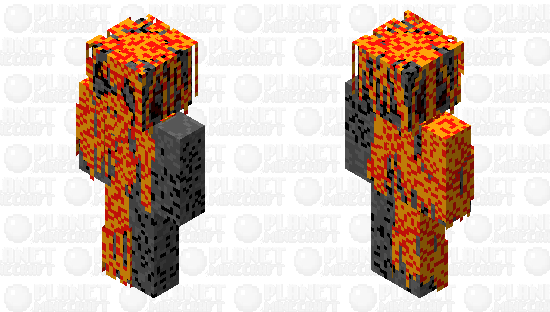 Lava Stone Golem Minecraft Skin