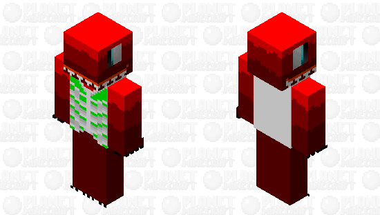 Revidication Red Raptor Minecraft Skin