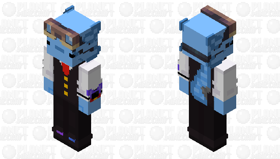 Axo the Axolotl Minecraft Skin