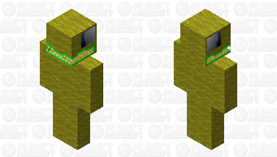 Golden Sinister Plushie Raptor Minecraft Skin