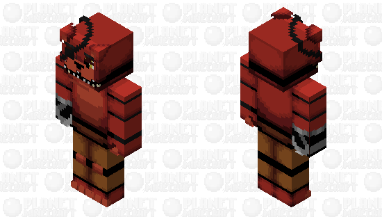Foxy the pirate Minecraft Skin