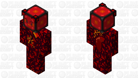 Initialized Nether Reactor Core Fox Minecraft Skin