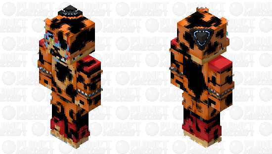 Glamrock freddy shattered Minecraft Skin