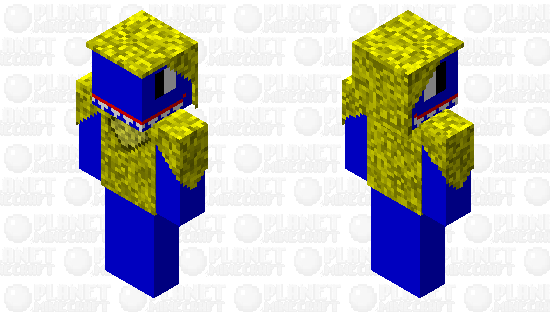 Archer Blue Raptor (Gold & with golden page) Minecraft Skin