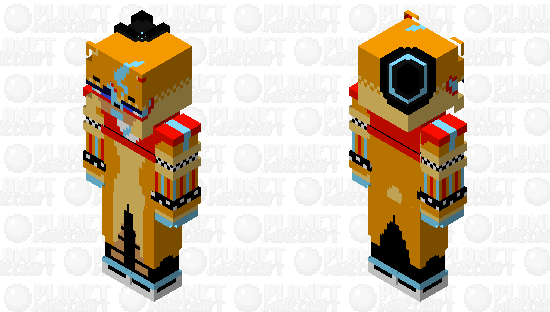 Glamrock Freddy (FNAF Security Breach) Minecraft Skin