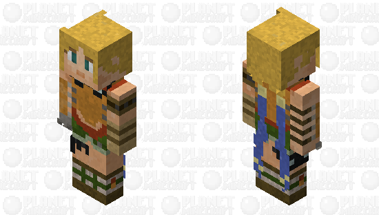 Rikku FFX Minecraft Skin