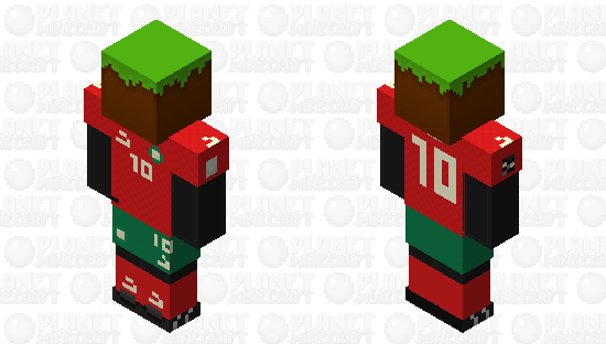 8th Final Football World Cup 2022 : Morocco Minecraft Skin