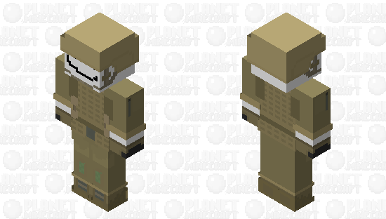 soldier skin template v2 Minecraft Skin