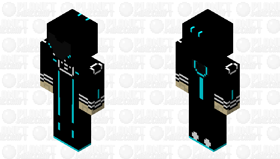 Beck 1st Tron Suit V3 Tron Uprising Minecraft Skin