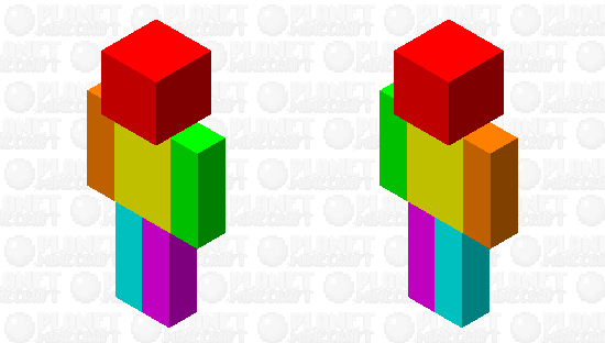Rainbow Minecraft Skin