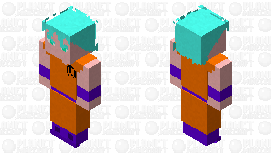 Goku SSGSS (kaioken) Minecraft Skin